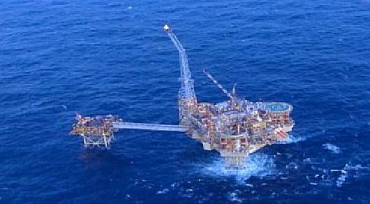 Platforma wiertnicza na Morzu Północnym