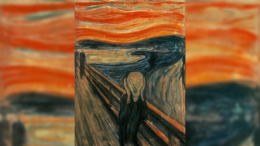 Obraz „Krzyk” pędzla Edwarda Muncha. Fot. Edward Munch / ibiblio.org